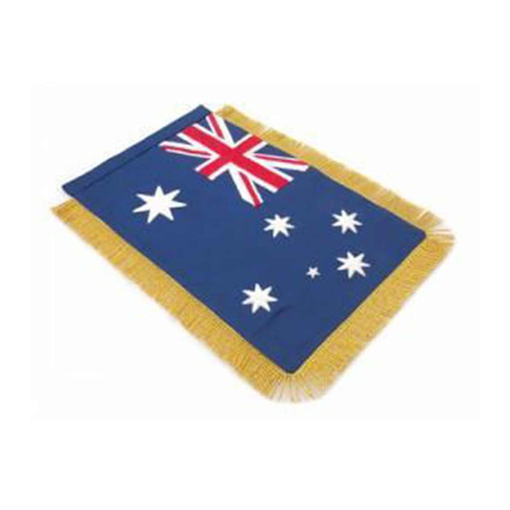 Australia Table Size Double Sided Hand Embroidered Flag | House Of Scotland