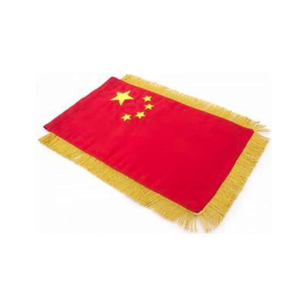 China Table Size Double Sided Hand Embroidered Flag | House Of Scotland