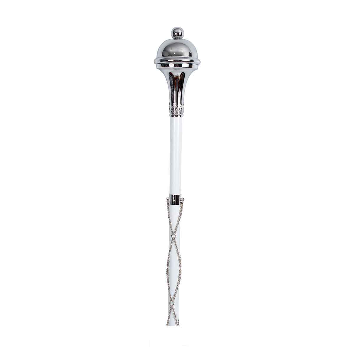 Drum Major Mace or Stave Plain Chrome Ball Head Lion And Crown Top ...