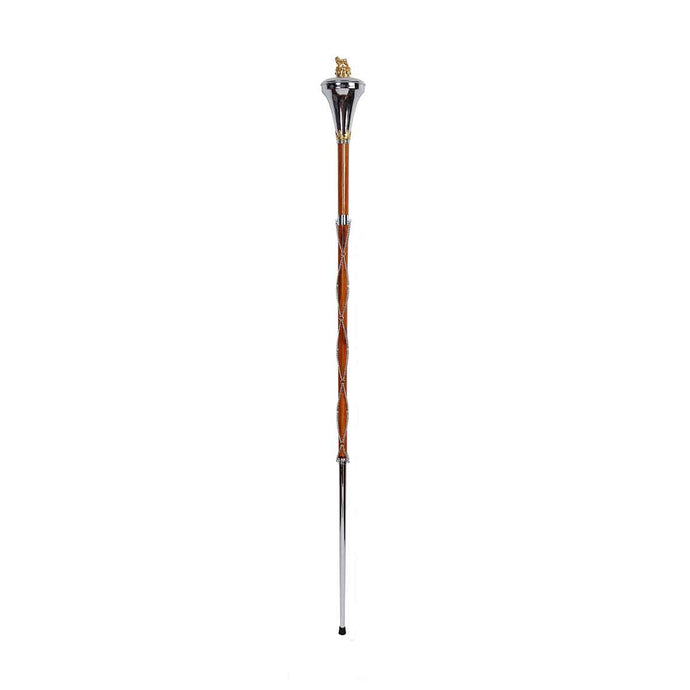 Drum Major Mace or Stave Chrome Flat Head Gold Lion And Crown – House ...
