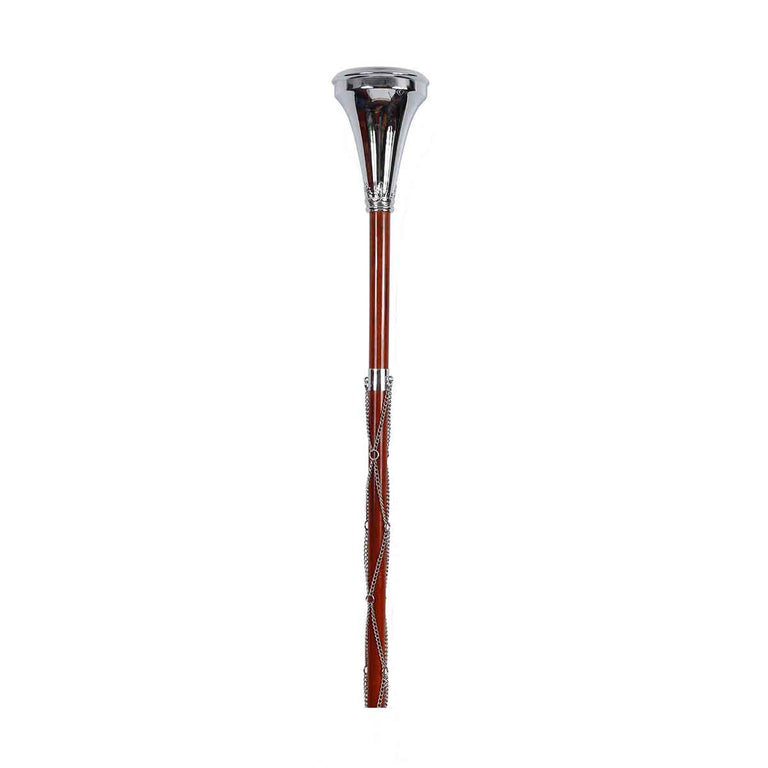 Drum Major Mace or Stave Plain Flat Head Chrome Plated | House Of Scotland