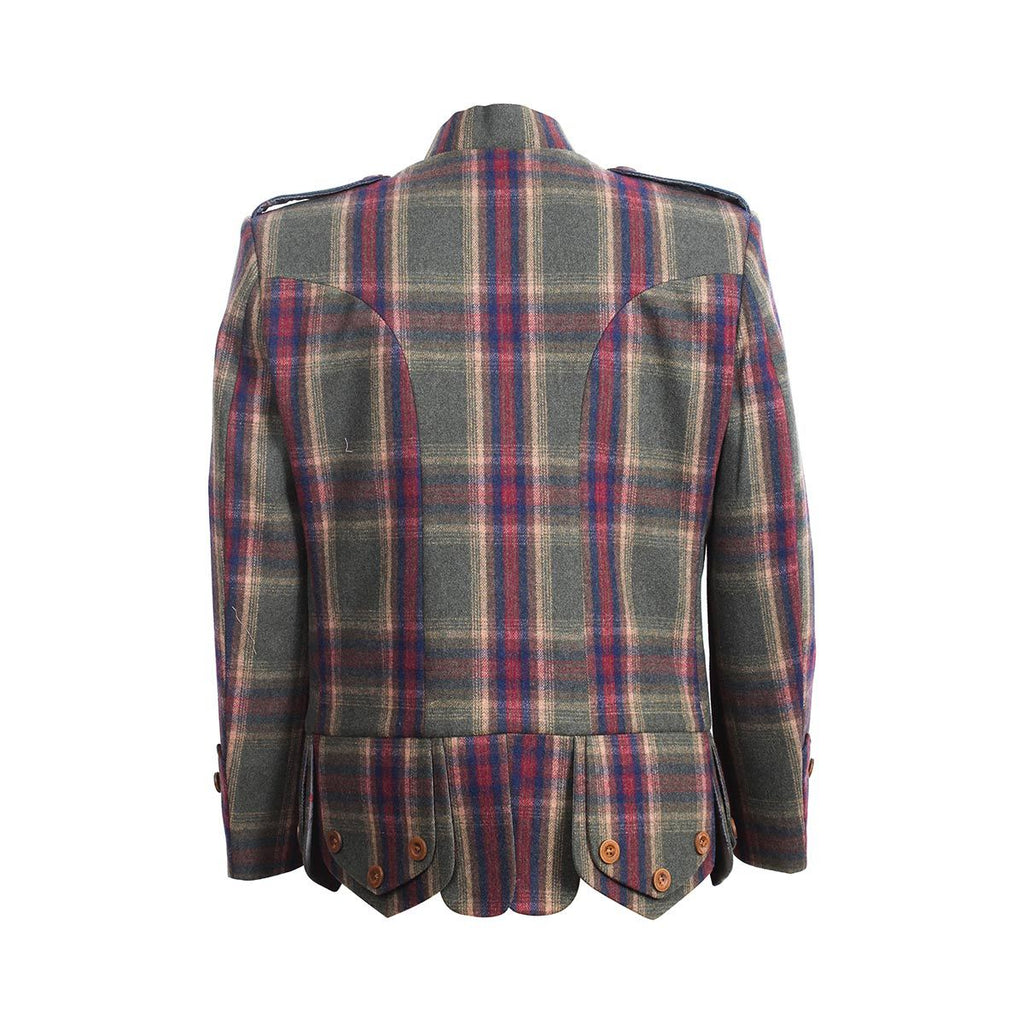 Ettrick Tweed Sheriffmuir Jacket With Covered Buttons | House Of Scotland