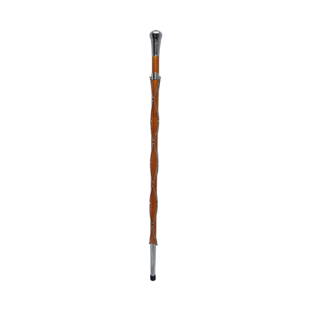 Parade Stick Malacca Cane Natural With Chain | House Of Scotland