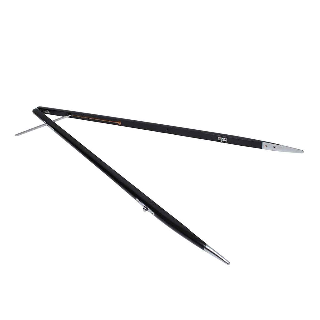 Military Pace Stick Black Color Chrome Fittings | House Of Scotland